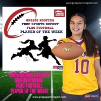 New Hampstead Flag Football Player Gianna Brown catches Grassi Roofing Player of the Week Honors ...